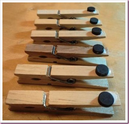 It's All Fiddle Fart: Decorated Peg Fridge Magnet Tutorial